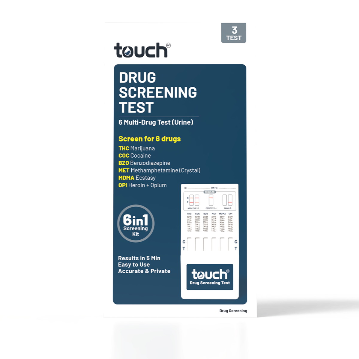 6 Multi-Drug Screening Test (Urine) | 3 Tests
