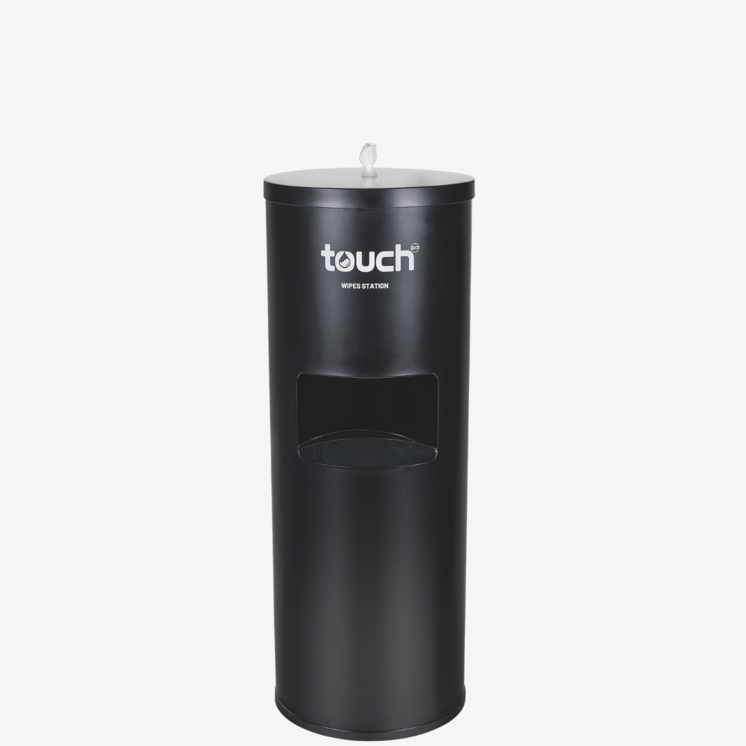 Wipe Dispenser | Floor Stand | Surface and Hand Wet Wipes | TouchBio